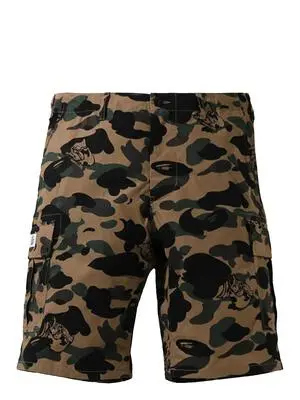 A BATHING APE Ursus Military Shorts - Green