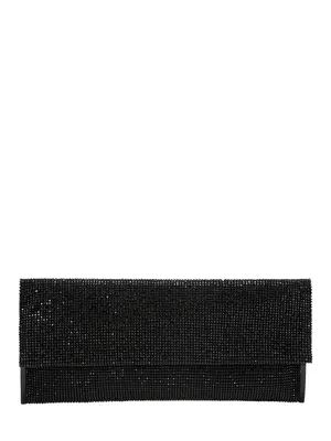 Benedetta Bruzziches Embellished Kate Clutch Bag Black
