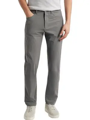 RHONE Momentum Water Repellent Flat Front Golf Pants Smoke