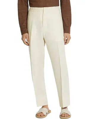 Zegna Oasi Linen Trousers - Calcare