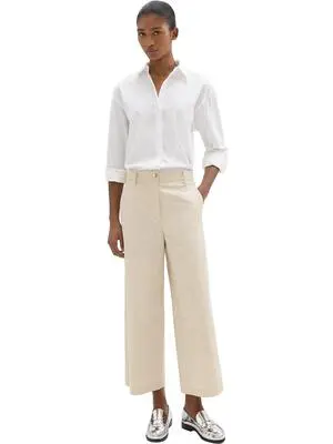 Theory Theory Utility Pant In Organic Cotton Sand