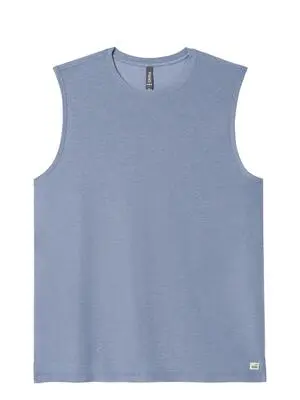 Vuori Trato Muscle Tank Top Chambray Heather
