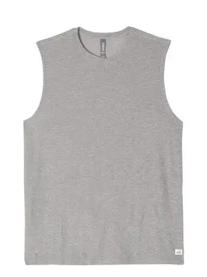 Vuori Trato Muscle Tank Top Heather Grey