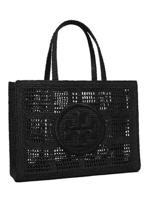 Tory Burch Large Hand-crocheted Ella Tote - Black