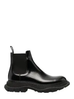 Alexander McQueen Chunky Sole Chelsea Boots - Black