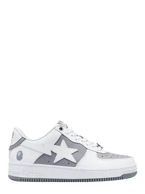 BAPE A Bathing Ape Bape Sta Low #6in Gray/white
