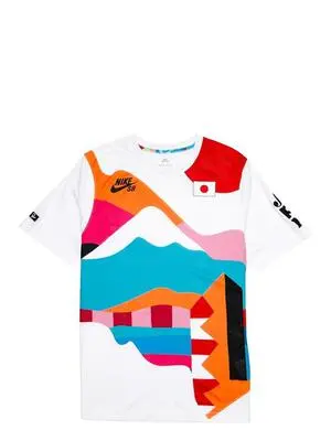 Nike Sb X Parra Japan Federation Kit Crew Jersey - White/black