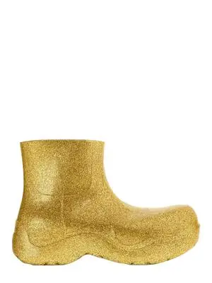 Bottega Veneta Puddle Ankle Boots - Gold