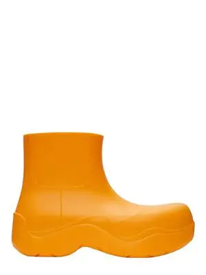 Bottega Veneta Puddle Ankle Boots - Orange