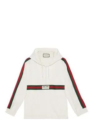 Gucci Cotton Canvas Windbreaker With Label - White
