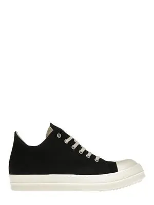 Rick Owens Lido Low Sneakers - Black/milk