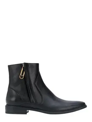 Off-White Paperclip Ankle Boots - Black