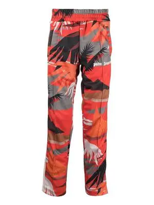 Palm Angels Hawaii Track Pants - Red/multi/off White