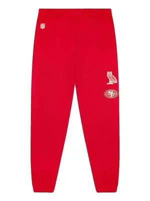 OVO X Nfl San Francisco 49ers Sweatpant - Red