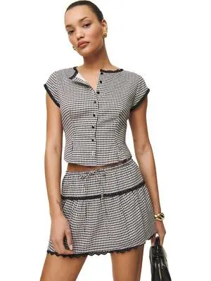REFORMATION Valetta Two Piece Set Remy Check