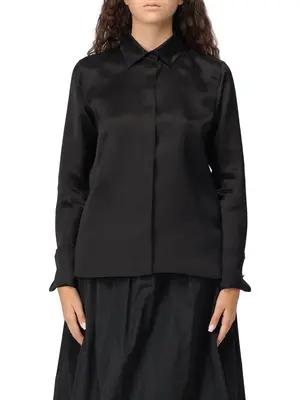 Max Mara Max Mara Leather Shirt Black