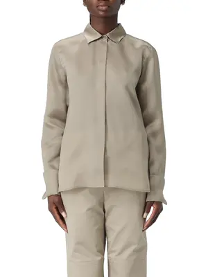 Max Mara Max Mara Leather Shirt Green