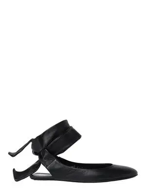 Attico Ballet Flats Black