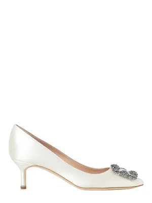 Manolo Blahnik Pumps Yellow Cream