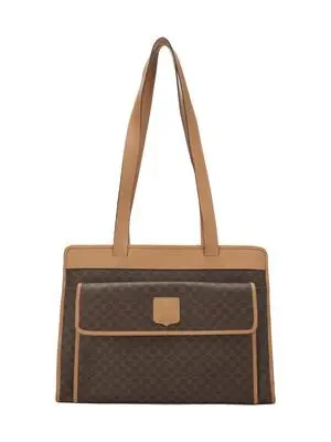 Celine Macadam Pattern Tote - Brown