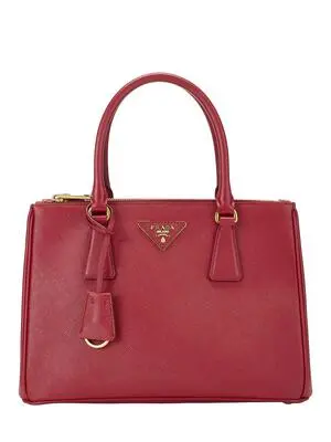 Prada Saffiano Galleria Tote - Red
