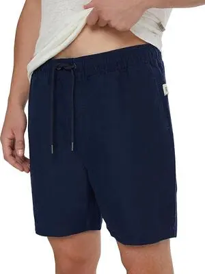 Onia Regular Fit 6" Drawstring Shorts - Deep Navy