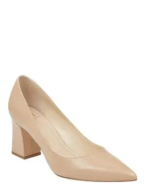 MARC FISHER LTD. Zala Pointed-toe Pumps - Light Natural Leather