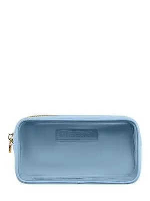 Stoney Clover Lane Clear Front Small Nylon Pouch Periwinkle