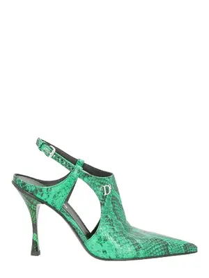 Dsquared2 Snakeskin Pumps - Green