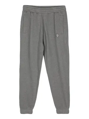Maison Kitsuné Logo-appliqué Track Pants - Grey