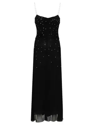 FORTE_FORTE Crystal-embellished Maxi Dress - Black