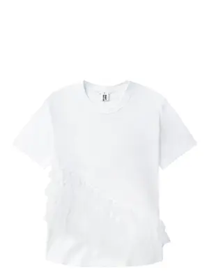 NOIR KEI NINOMIYA Noir Kei Ninomiya Ruffled T-Shirt