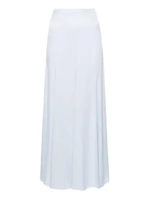 TWINSET High-waisted Flared Maxi Skirt - Blue