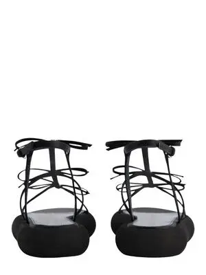 Giambattista Valli Bow-embellished Flatform Sandals - Black