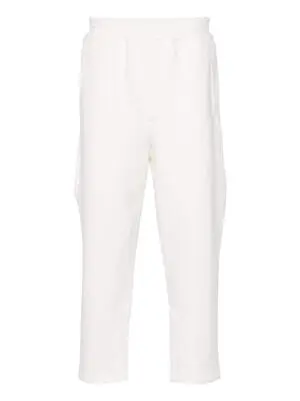 THE ROW Koa Jersey Tapered Trousers - White