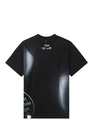 ADER ERROR Nowia Spray-paint T-shirt - Black