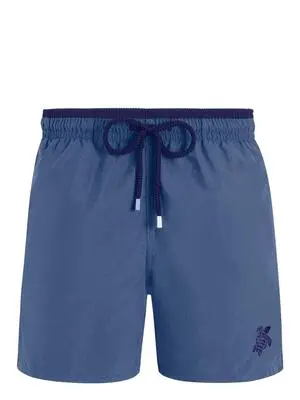 Vilebrequin Logo-embroidered Swim Shorts - Blue