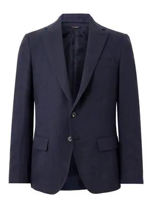 Loro Piana Torino Linen Suit Jacket - Blue