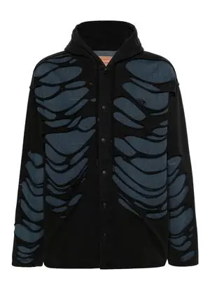 DIESEL® D-dewny-hood-s Distressed Shirt - Blue