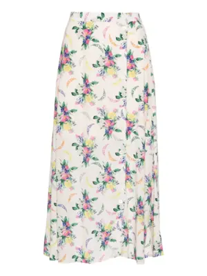ZADIG&VOLTAIRE Zadig&Voltaire June Floral-print Midi Skirt