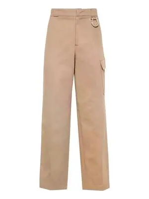 PAURA Jonis Straight-leg Trousers - Neutrals