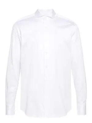 CANALI Spread-collar Cotton Shirt