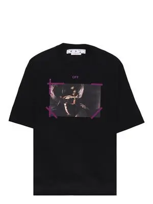 Off-White Arrow Caravaggio Mercy Tee - Black