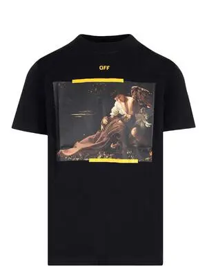Off-White Caravaggio Print T-shirt /white - Black