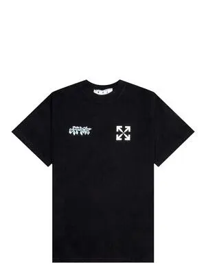 Off-White 90's Liquid Slim Short-sleeve Tee - Black