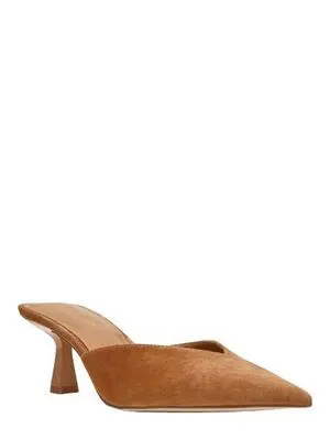 Steve Madden Mod Pointed Toe Mule Pumps - Chsnut Sue