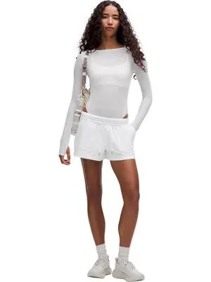 Lululemon Dance Studio High-rise 3.5" Short - White