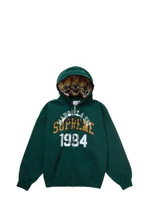 Supreme Supreme MM6 Maison Margiela Zip Up Hooded Sweatshirt Dark Green