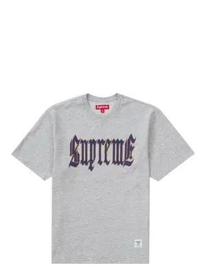 Supreme Old English Short Sleeve Top (ss24) Heather Grey