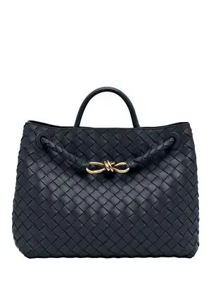 Bottega Veneta Andiamo Medium Top-Handle Bag Shadow